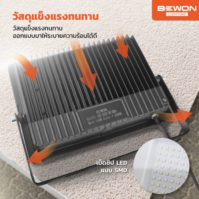 สปอร์ตไลท์ รุ่น SMART LIGHT 200 วัตต์ - Bewonlighting